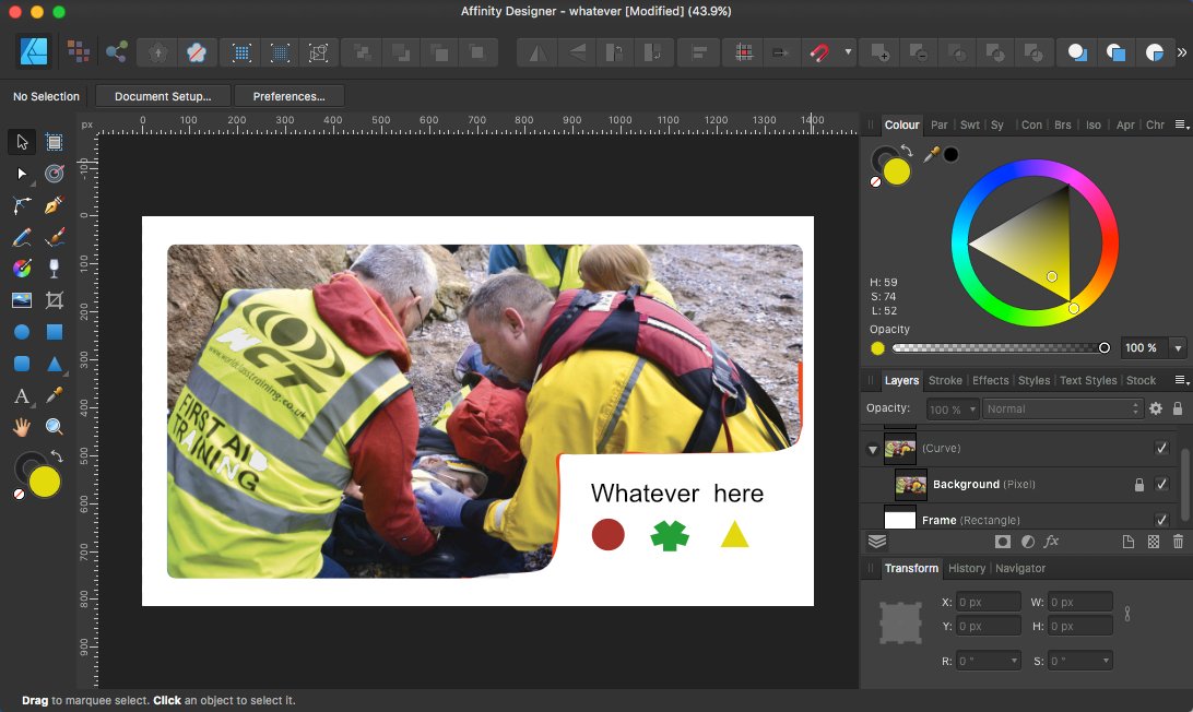 Creating specific custom shape in Publisher - Desktop Questions (macOS and Windows) - Affinity ...