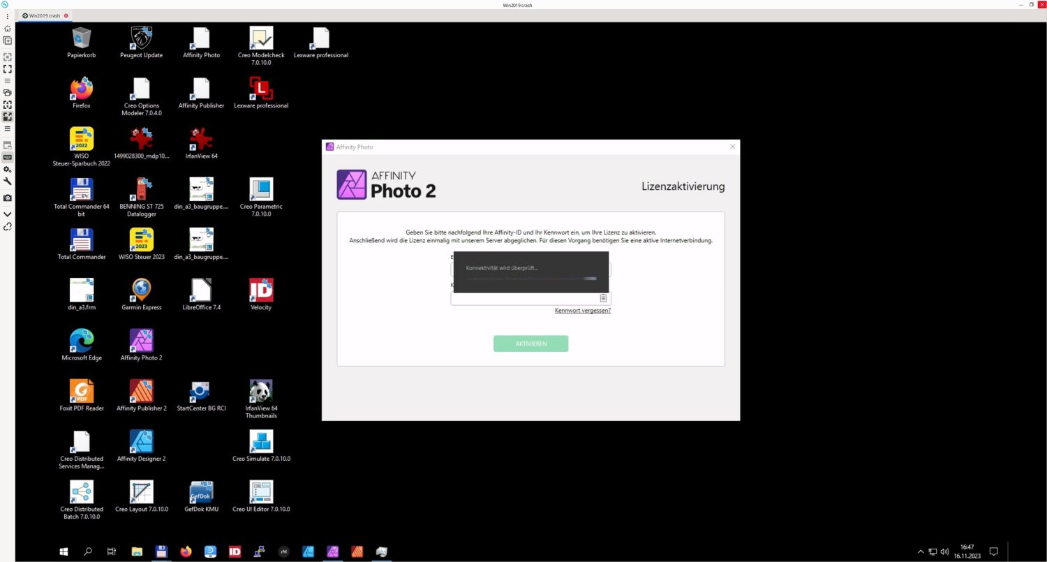 Activation On Windows 2019 Server Affinity On Desktop Questions Macos And Windows Affinity