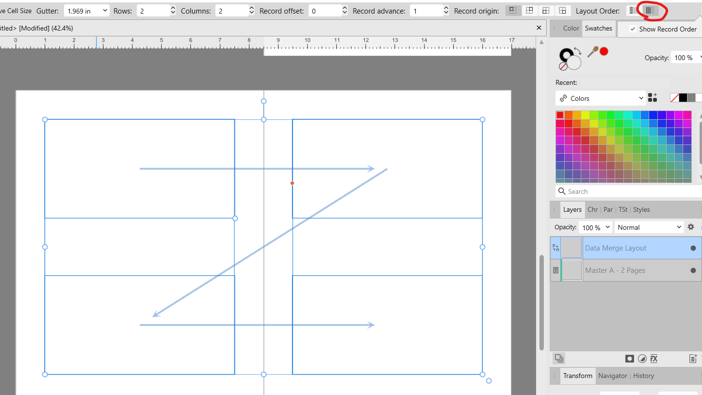 Data Merge Layout Span Two Pages Desktop Questions Macos And