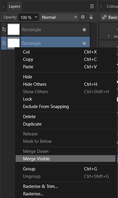 Affinity Photo new layer from underlying layers - Desktop Questions ...