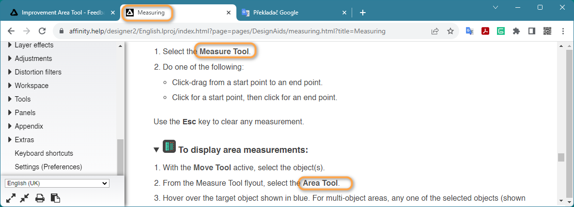 Improvement Area Tool - Feedback for the Affinity V2 Suite of Products - Affinity | Forum