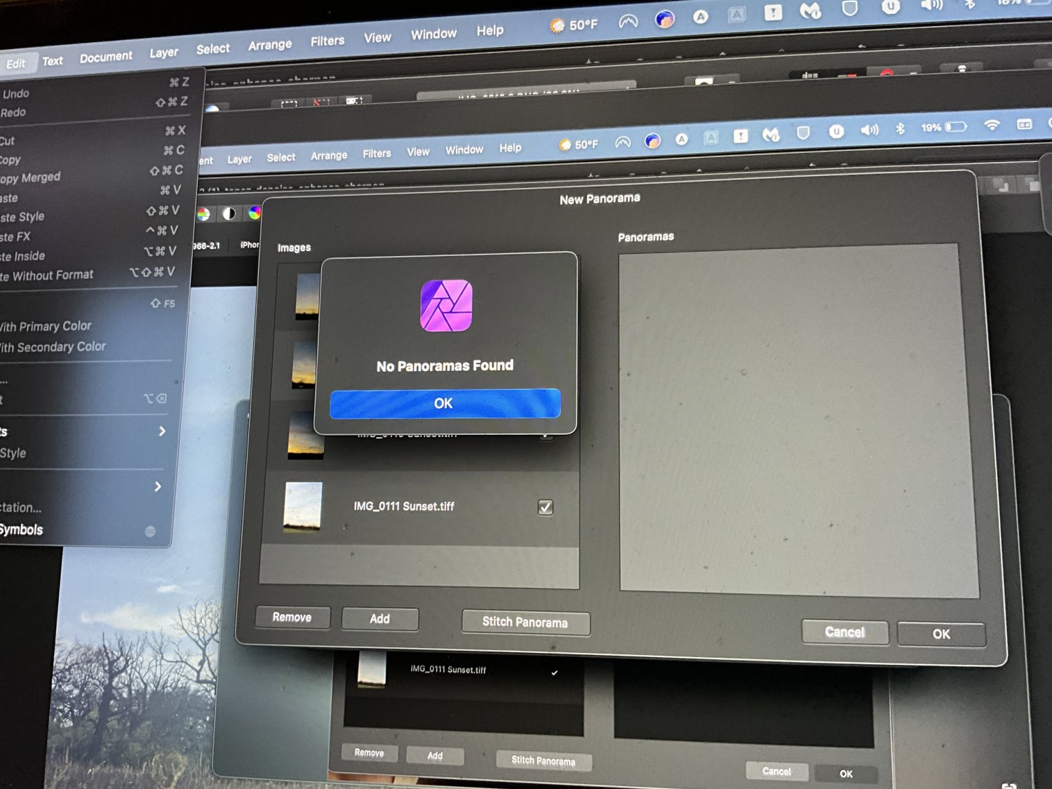 Panorama problems - Desktop Questions (macOS and Windows) - Affinity | Forum