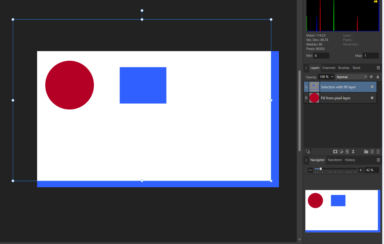 Photo 2 Selection and Fill Layers compared to PS Solid Color Adjustments - Desktop Questions ...