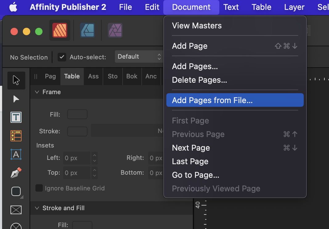 move pages between afpub docs? - Desktop Questions (macOS and Windows) - Affinity | Forum