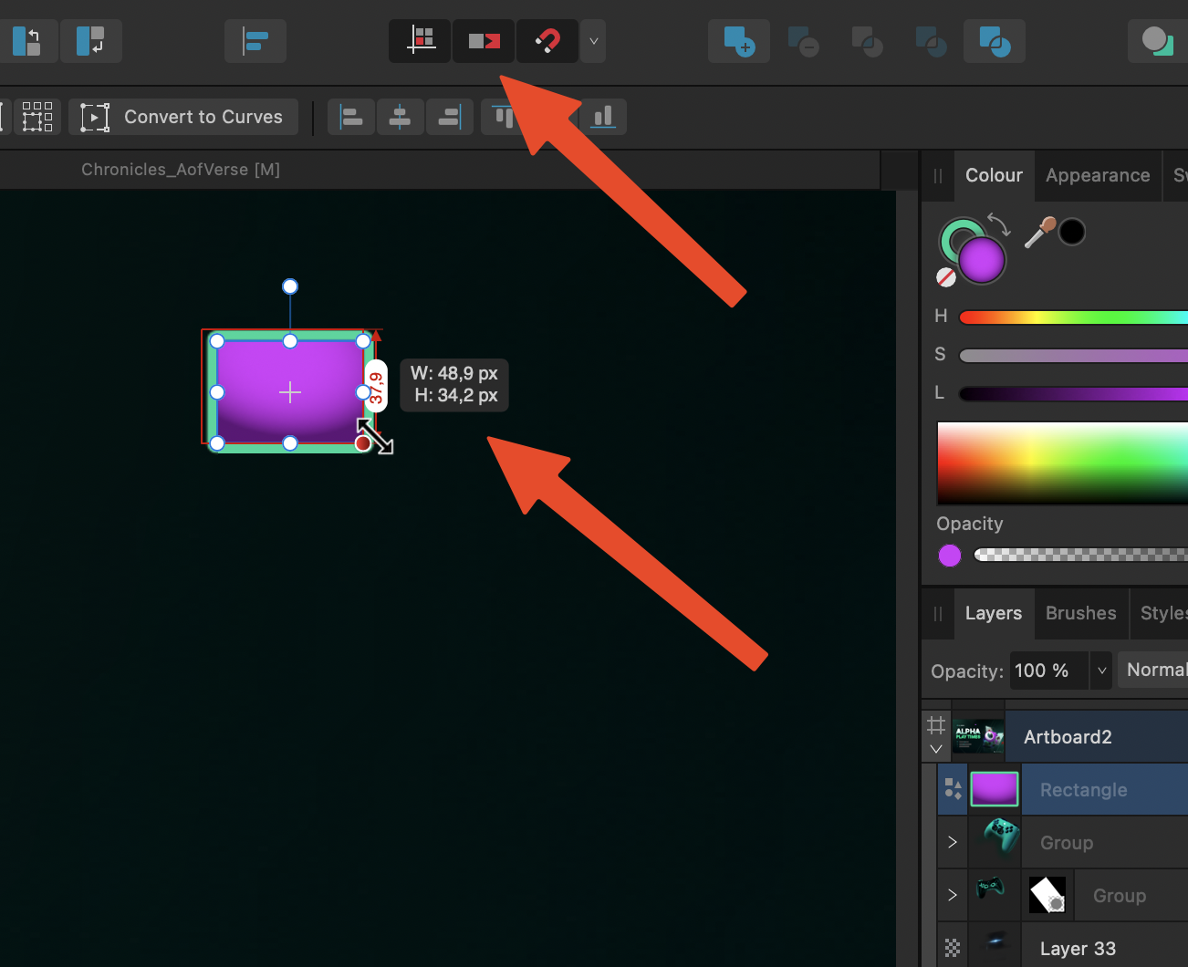 Affinity Designer Adding 1 Pixel in Slice Export - Desktop Questions (macOS and Windows ...