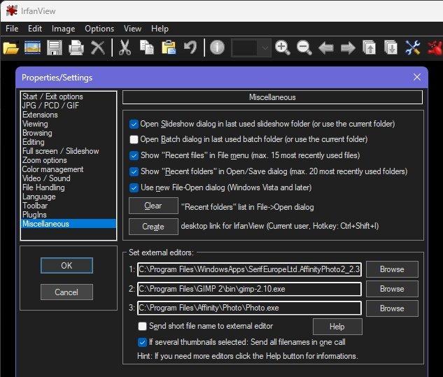 Starting Affinity Photo 2 from Irfanview - Desktop Questions (macOS and Windows) - Affinity | Forum