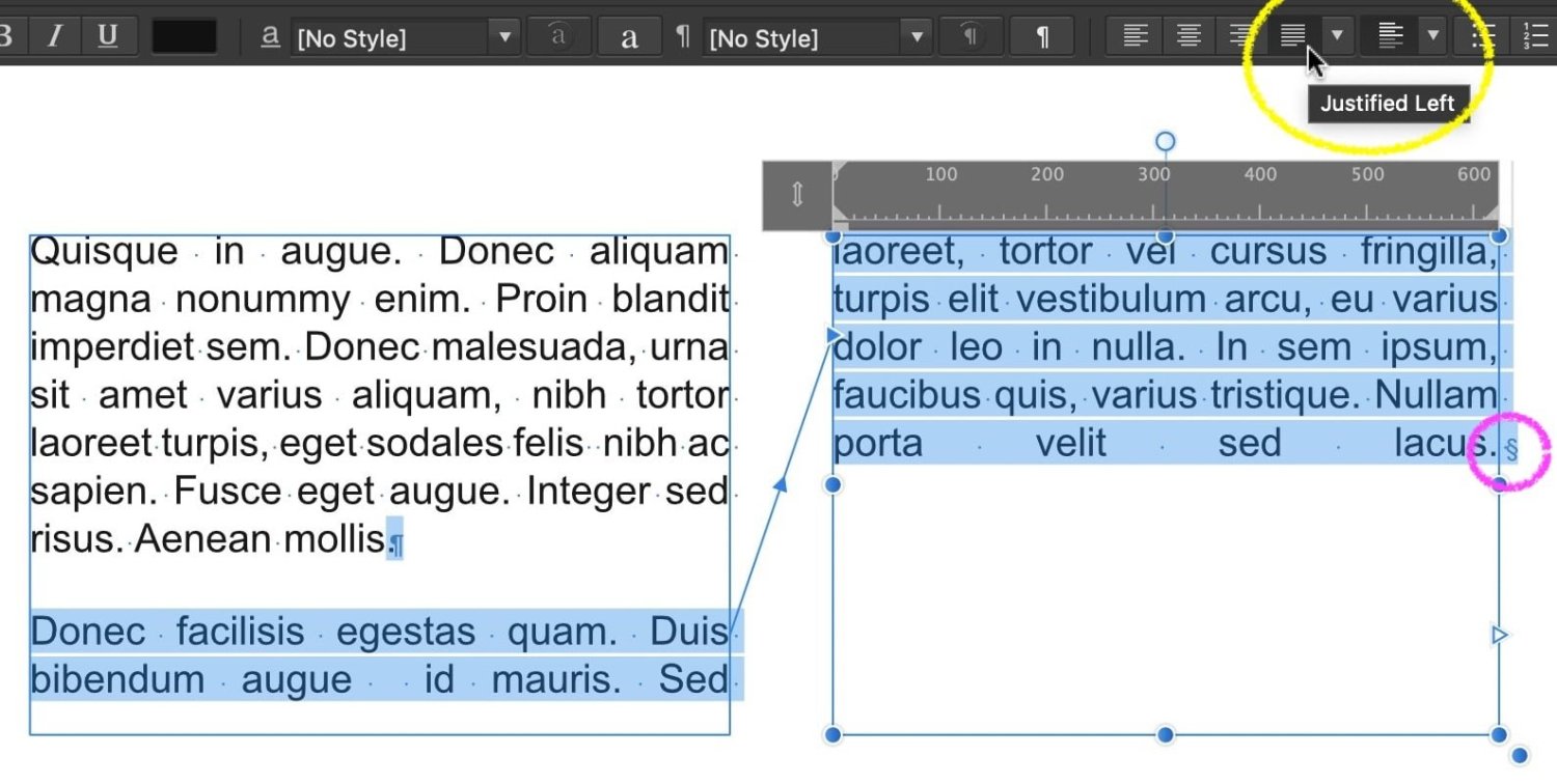 Justified text spacing issues - Desktop Questions (macOS and Windows) - Affinity | Forum