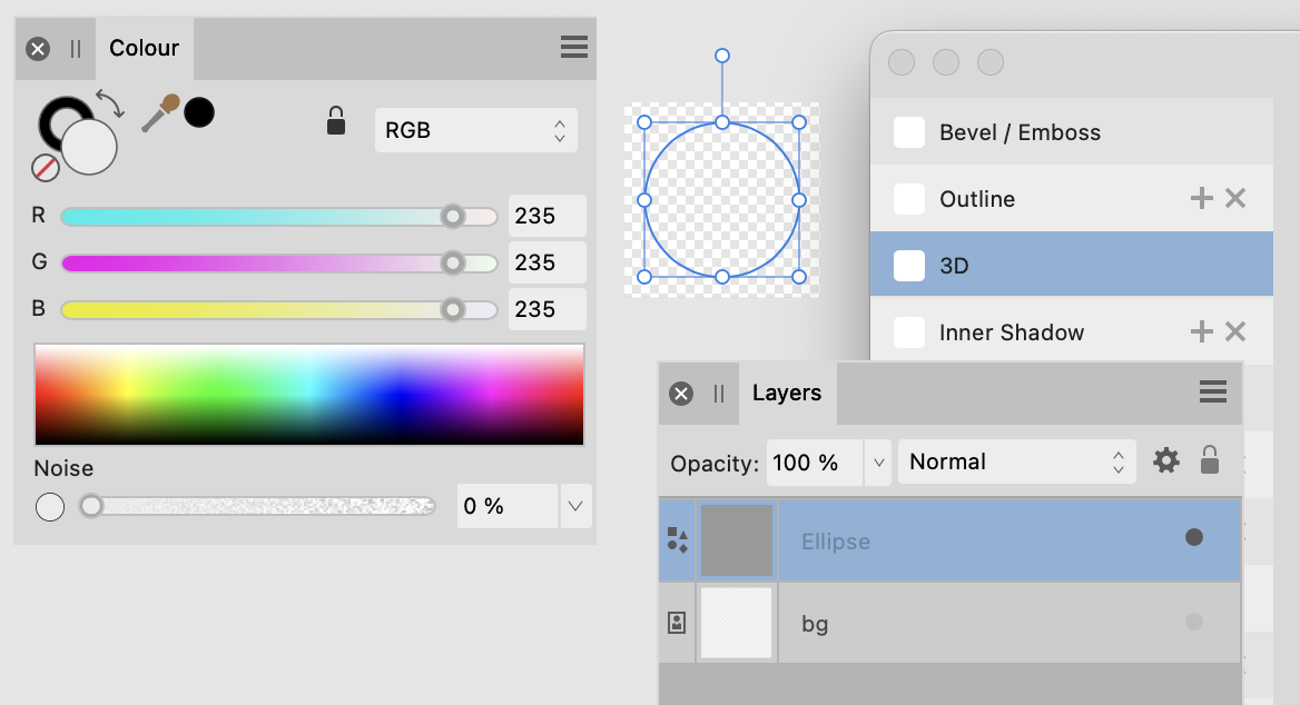 [Designer v2] 3D Layer Effect is not affected by "fill opacity" when the object is over a ...