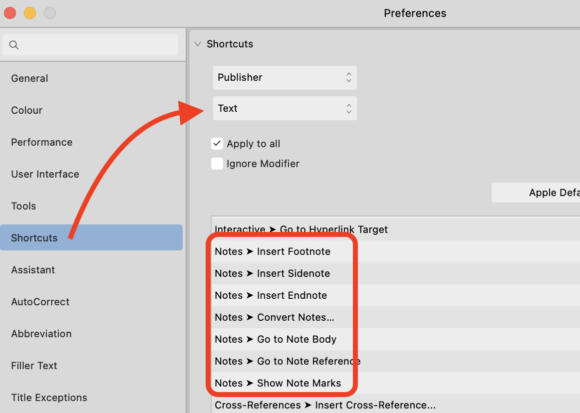 Shortcuts in OSX für Affinity - Desktop Questions (macOS and Windows) - Affinity | Forum