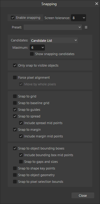 Is there a snap to grid feature? that I can undo? I try to move a ...