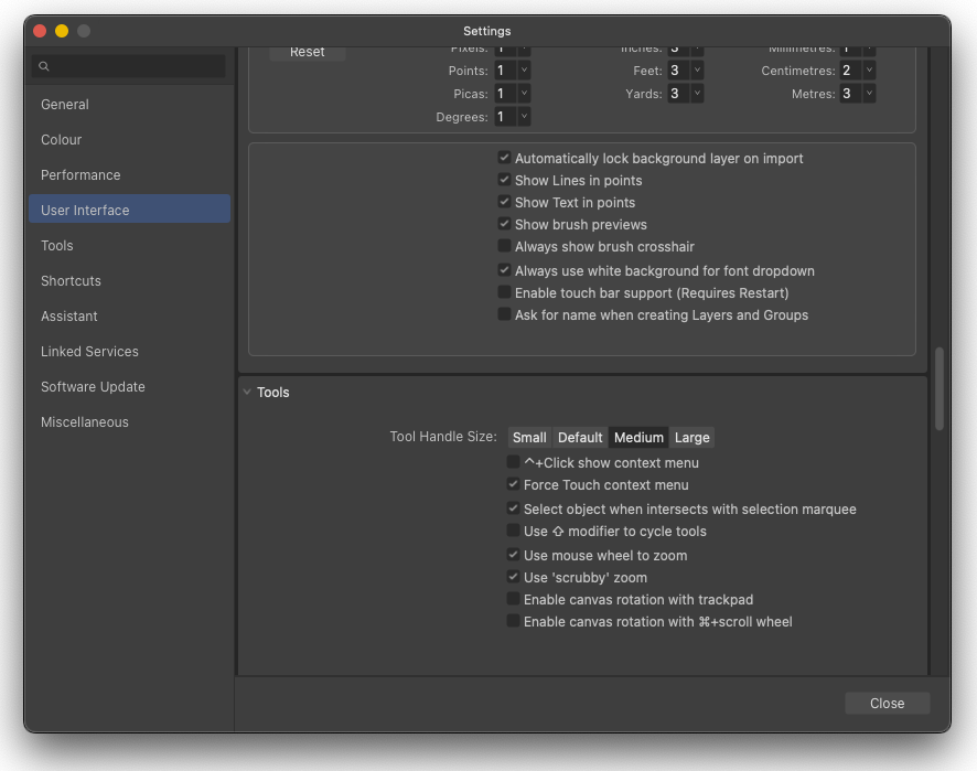 Selecting items inside an empty shape also selects the shape. - Feedback for the Affinity V2 ...