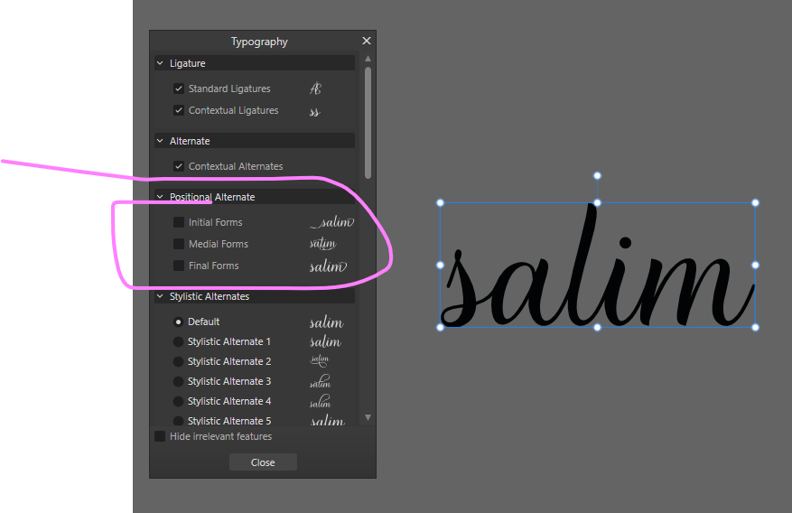 Why Some Fonts Scripts Not Working In Affinity Affinity On Desktop
