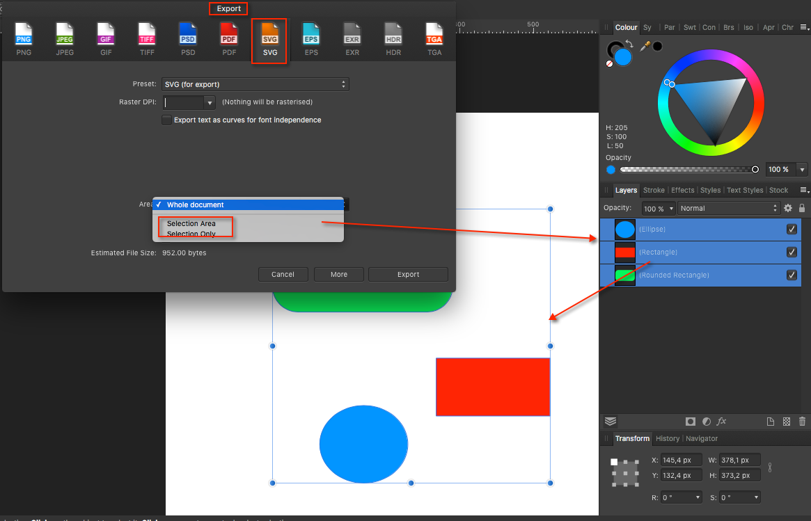 Exporting as SVG: Extra white space (margin) around exported SVG - Desktop Questions (macOS and ...
