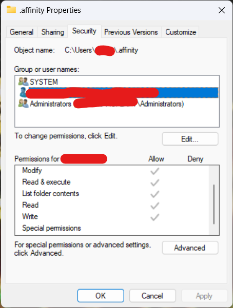 Cannot Communicate With Other Affinity Apps [issue Workaround Found] V2 Bugs Found On