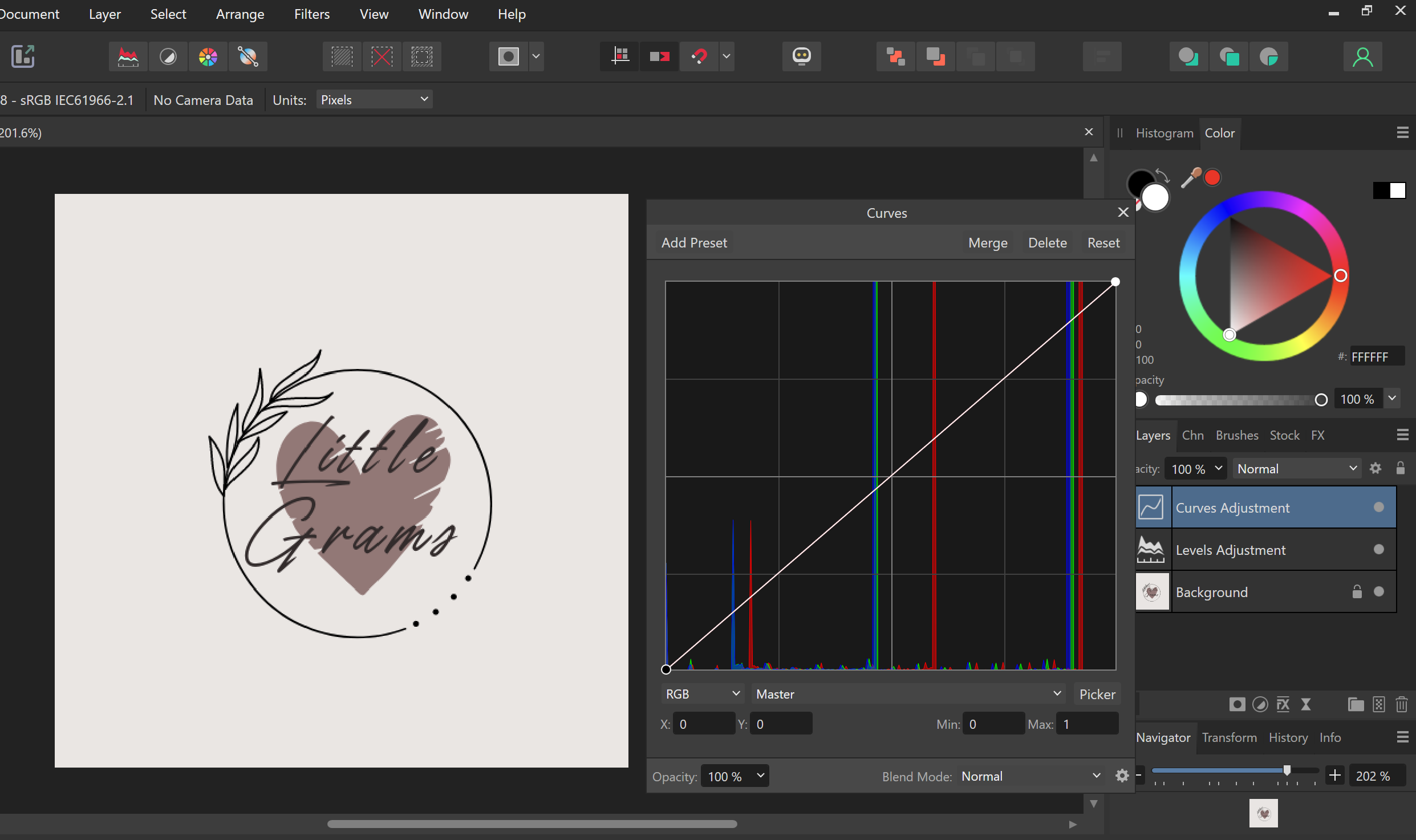 Layers Studio Properties Window Size in Affinity Photo - Desktop Questions (macOS and Windows ...