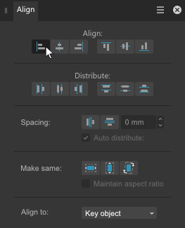 Docking/floating panel for Alignment operations - Feedback for the ...