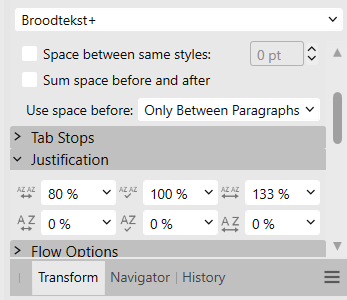 Justification option - Desktop Questions (macOS and Windows) - Affinity | Forum