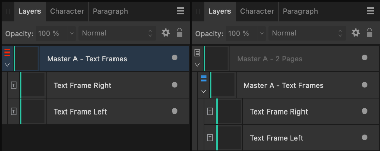 Master Page Layer Colour Isn't Inherited By Publication Pages - V2 Bugs found on macOS ...