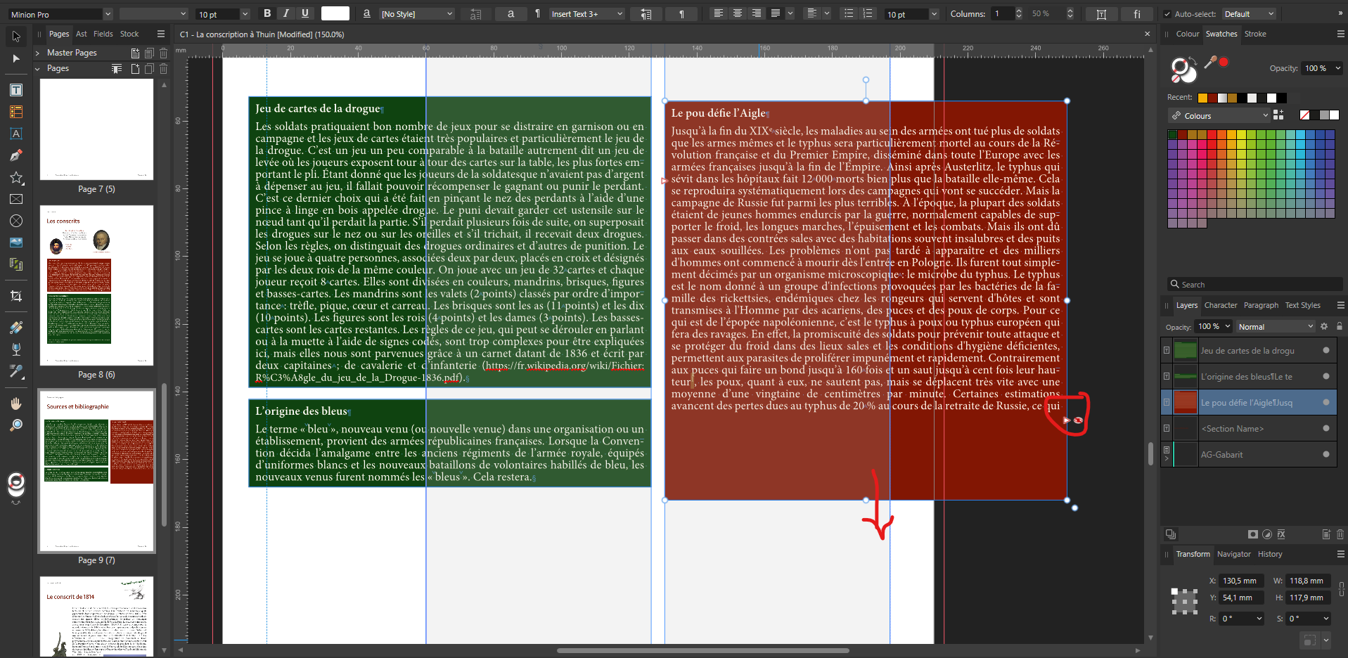 Publisher crashes when resizing a text frame or clicking on the red eye - Affinity on Desktop ...