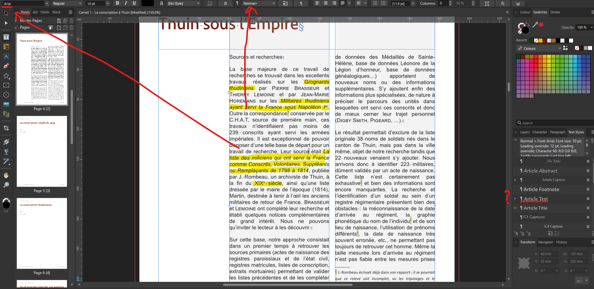 Text styles issue in master pages - Desktop Questions (macOS and Windows) - Affinity | Forum