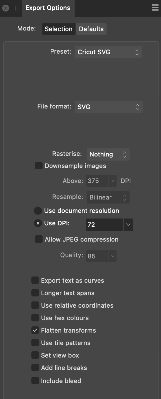 SVG files showing up tiny in Cricut DS - Desktop Questions (macOS and Windows) - Affinity | Forum