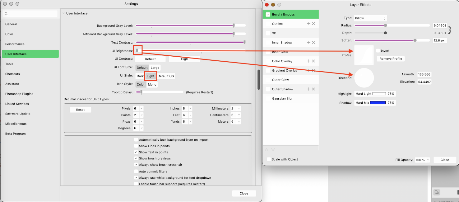 Affinity Designer Layer Effects - V2 Bugs found on macOS - Affinity | Forum