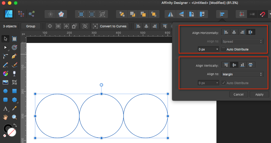 [Designer 2.3.1] How to Align Circles/Arcs at Tangent Points? - Desktop Questions (macOS and ...