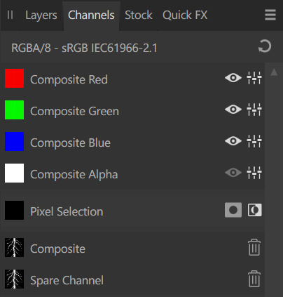 Make an alpha channel by pasting image into Alpha channel SOLVED - Pre ...