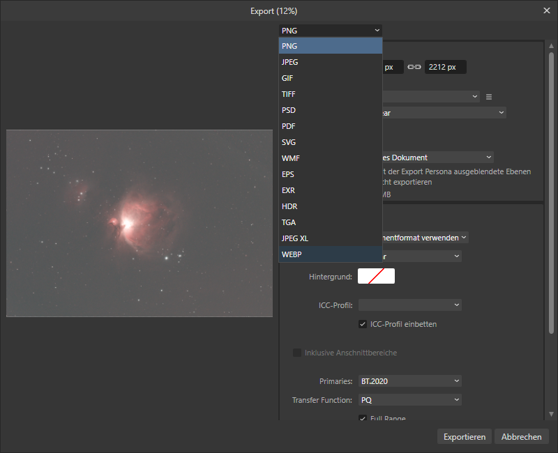 Can The Export Be Supplemented In Affinity With The Output Of Fit S
