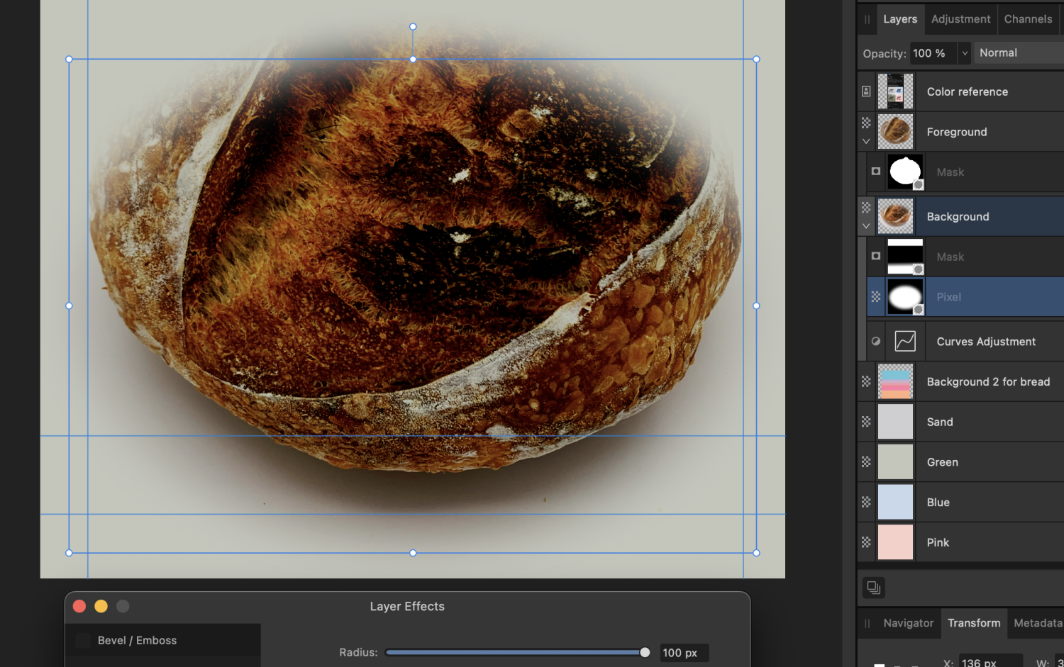 Photo 2.3.1 / Mac: Live effect gaussian blur and Layer effect gaussian blur... what's the logic ...
