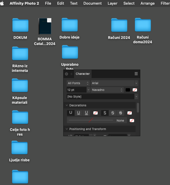 Palette position - V2 Bugs found on macOS - Affinity | Forum