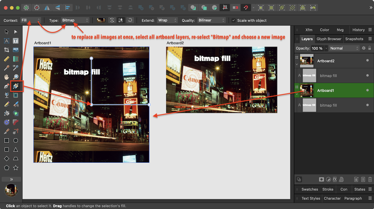 How to swap background image on artboards - Desktop Questions (macOS and Windows) - Affinity | Forum