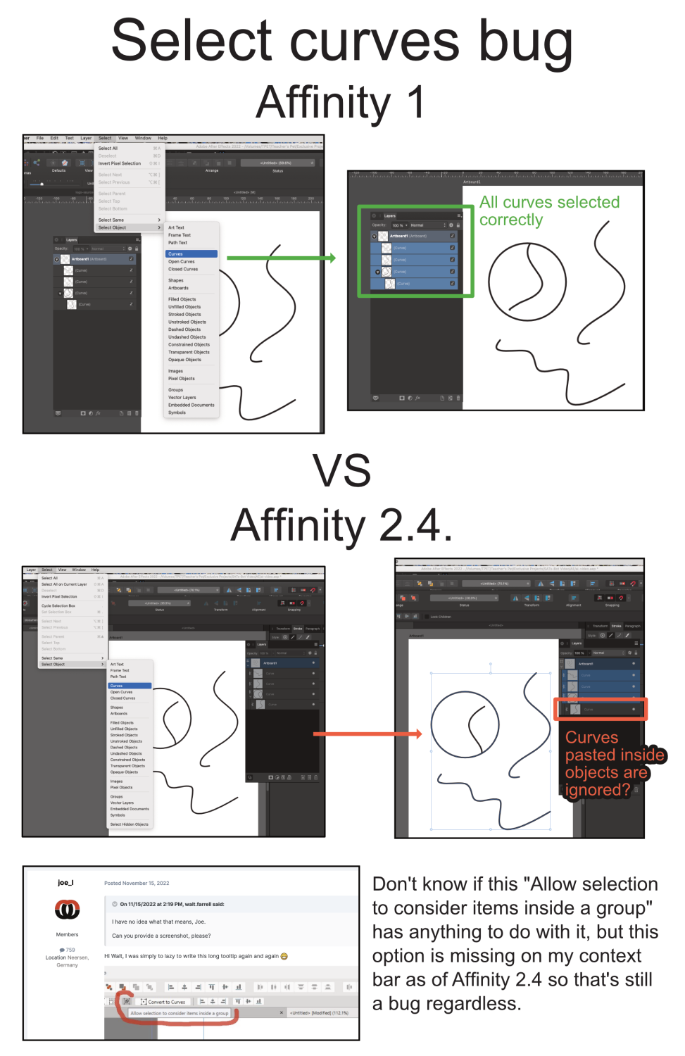 Select Curves Issue In V2 V2 Bugs Found On Macos Affinity Forum