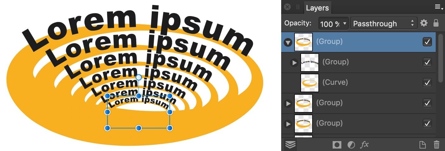 Power Duplicate Text In On Shapes Affinity On Desktop Questions Macos And Windows Affinity