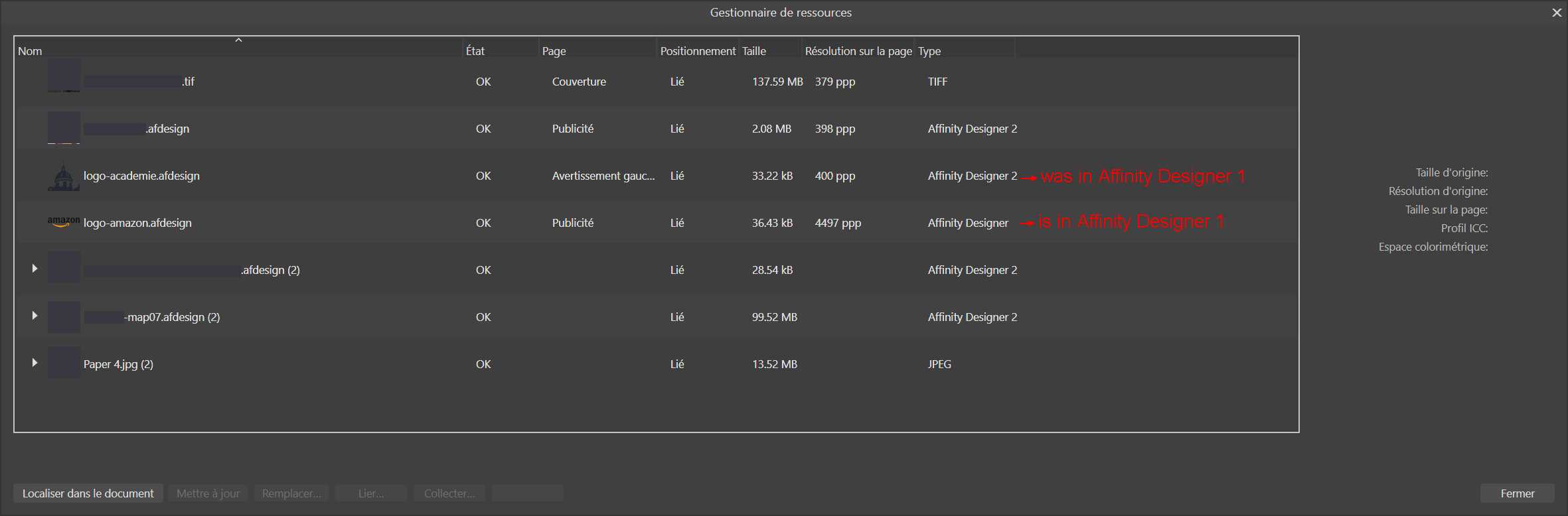 Affinity Publisher Incompatibility With Linked Files From Lower Versions V2 Bugs Found On