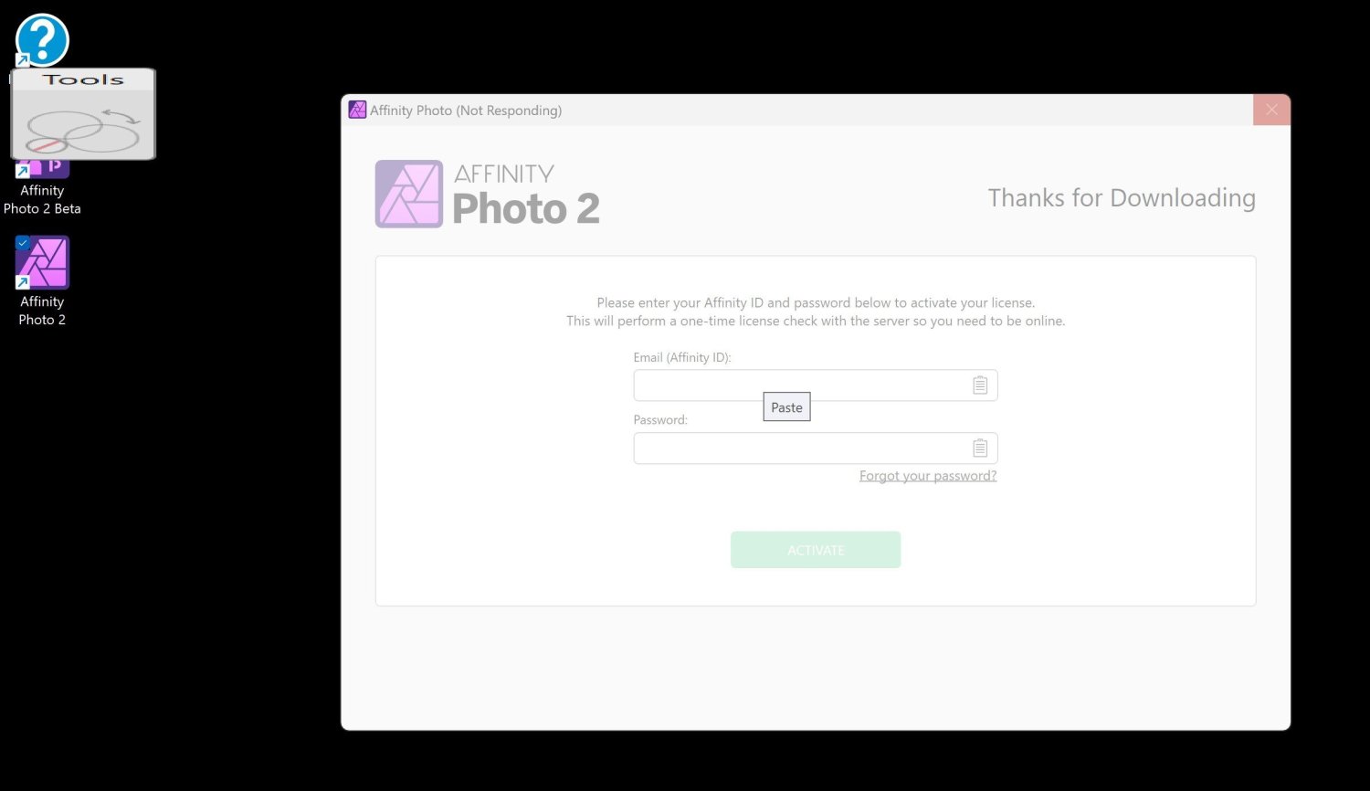 Affinity Photo 2 crashes on start after Windows 11 update - V2 Bugs found on Windows - Affinity ...