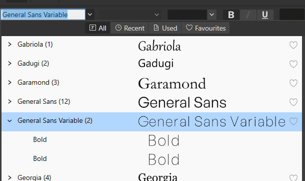 Fonts - Affinity on Desktop Questions (macOS and Windows) - Affinity ... Fonts - Affinity on Desktop Questions (macOS and Windows) - Affinity ...