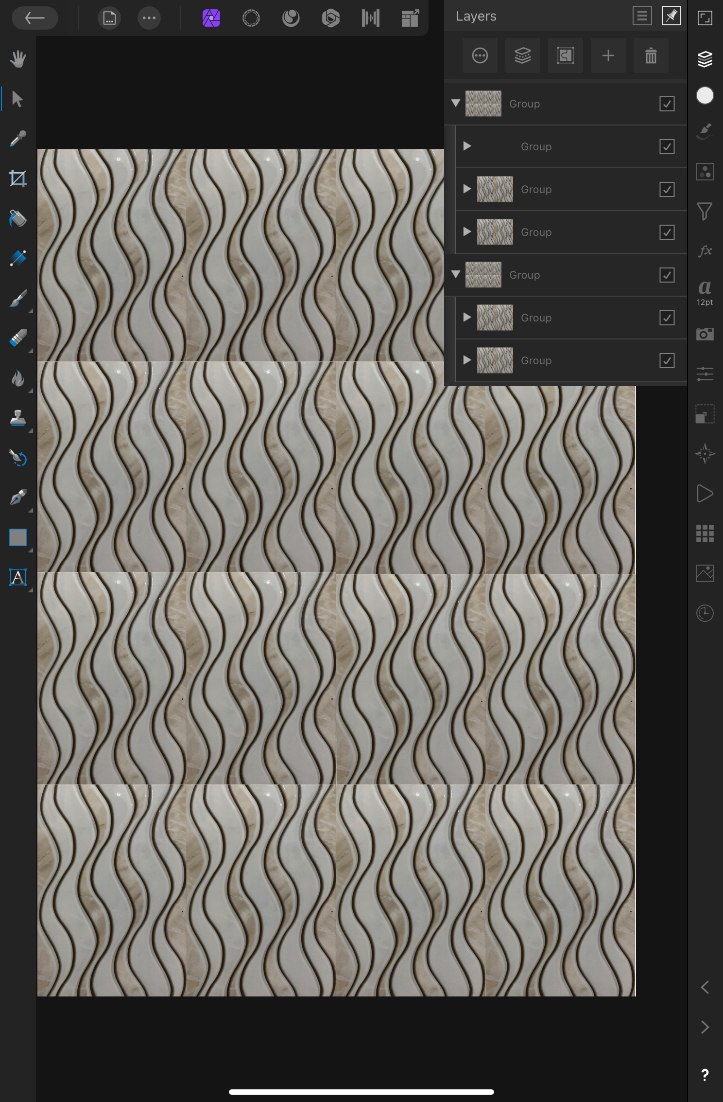How to force rectangular, for tiling. - iPad Questions - Affinity | Forum