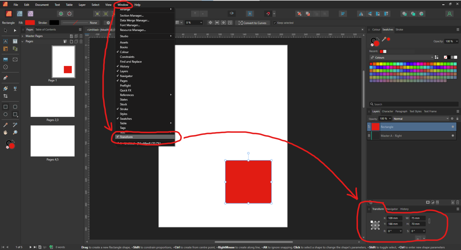 exact positioning objects, text etc... - Desktop Questions (macOS and Windows) - Affinity | Forum
