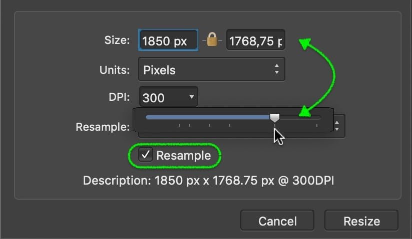 Resample / resize - Affinity on Desktop Questions (macOS and Windows ... Resample / resize - Affinity on Desktop Questions (macOS and Windows ...