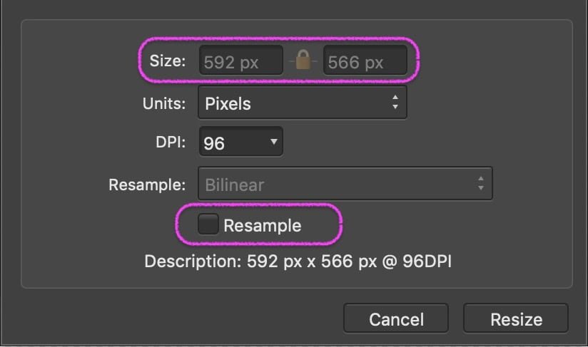 Resample / resize - Affinity on Desktop Questions (macOS and Windows ... Resample / resize - Affinity on Desktop Questions (macOS and Windows ...