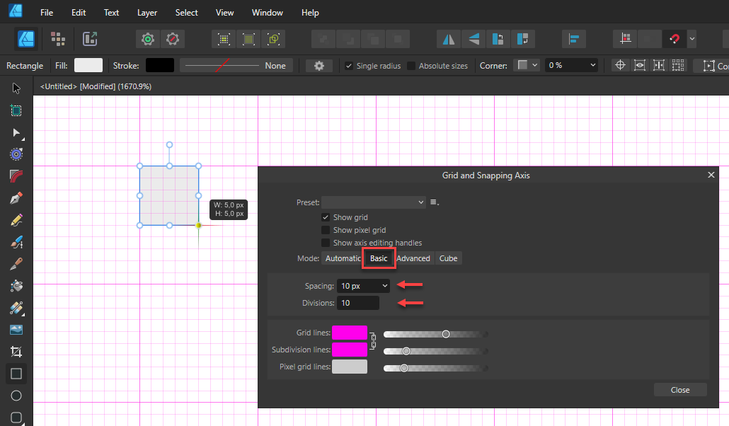 Designer: how can I use only integer on Transform box? - Desktop Questions (macOS and Windows ...