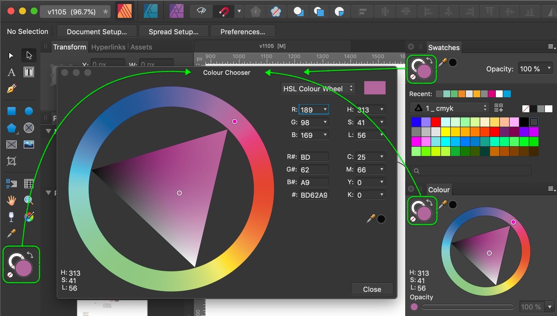 Color wheel size - Desktop Questions (macOS and Windows) - Affinity | Forum