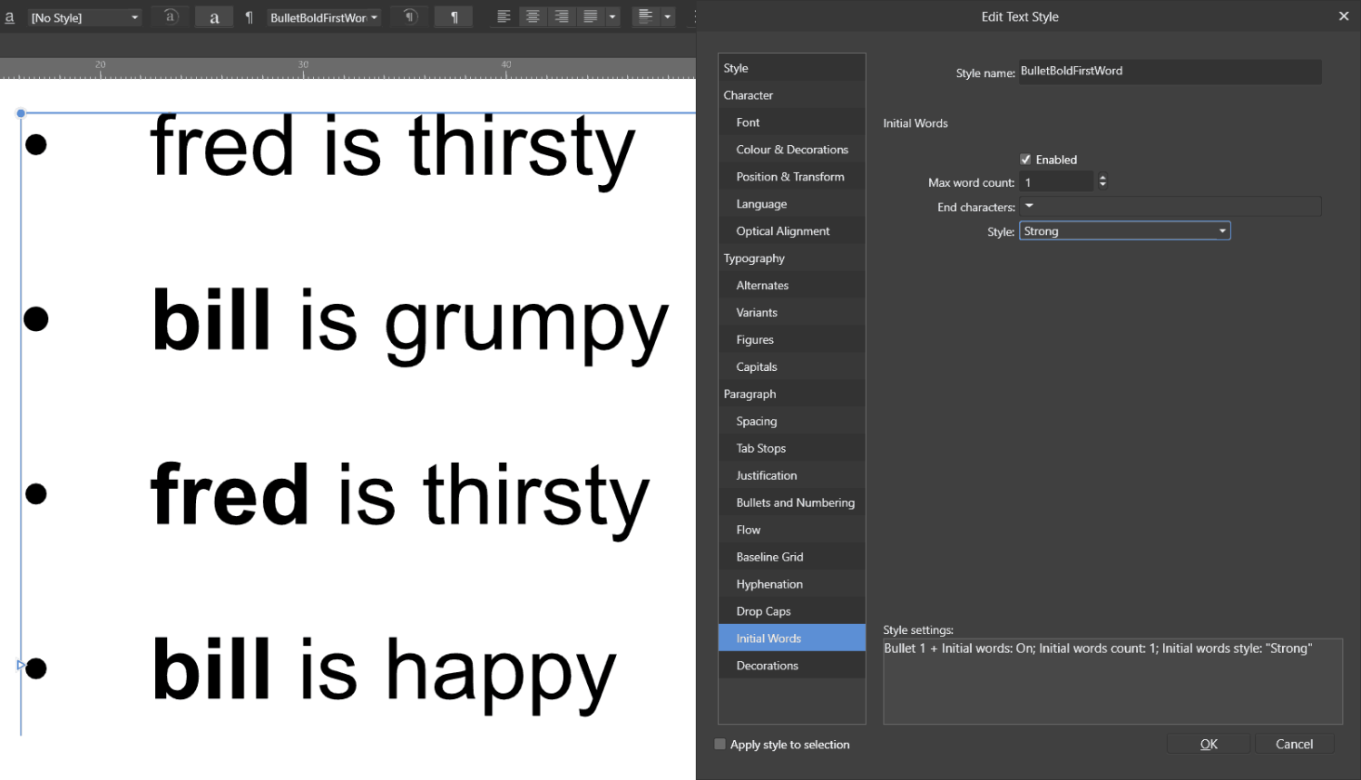 Unbold numbering - Desktop Questions (macOS and Windows) - Affinity | Forum