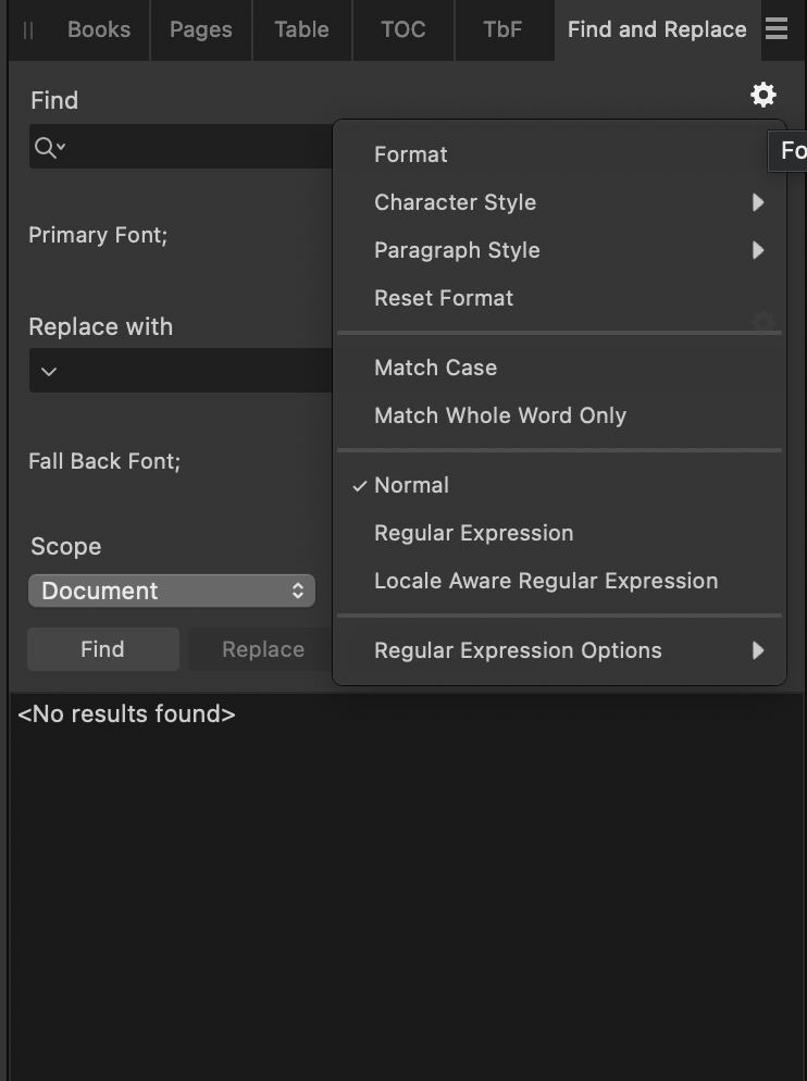 Using Text Styles to designate a "fallback typeface" - Desktop ...