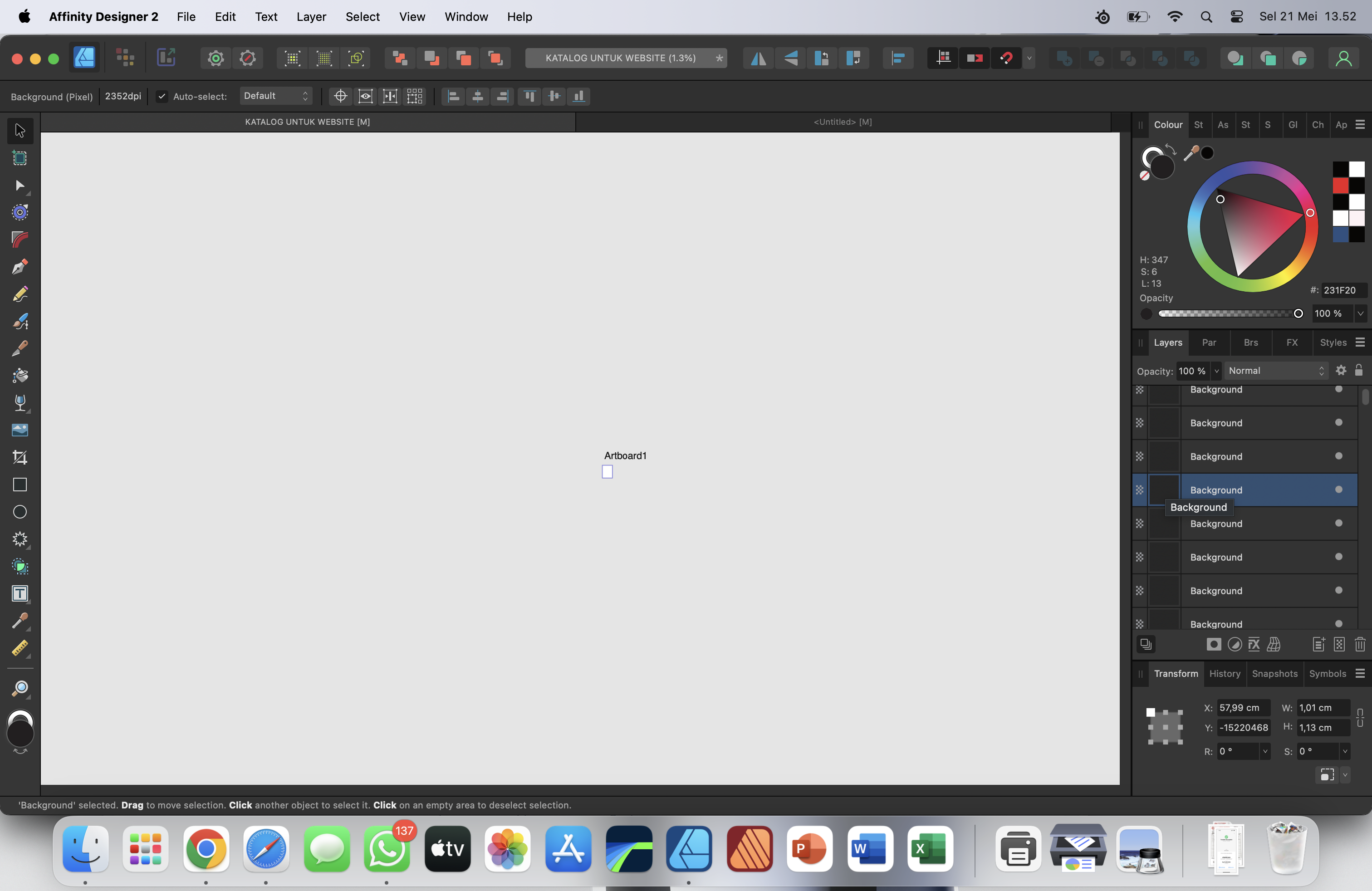 OBJECTS ON THE SCREEN CANNOT BE VIEWED - Desktop Questions (macOS and Windows) - Affinity | Forum