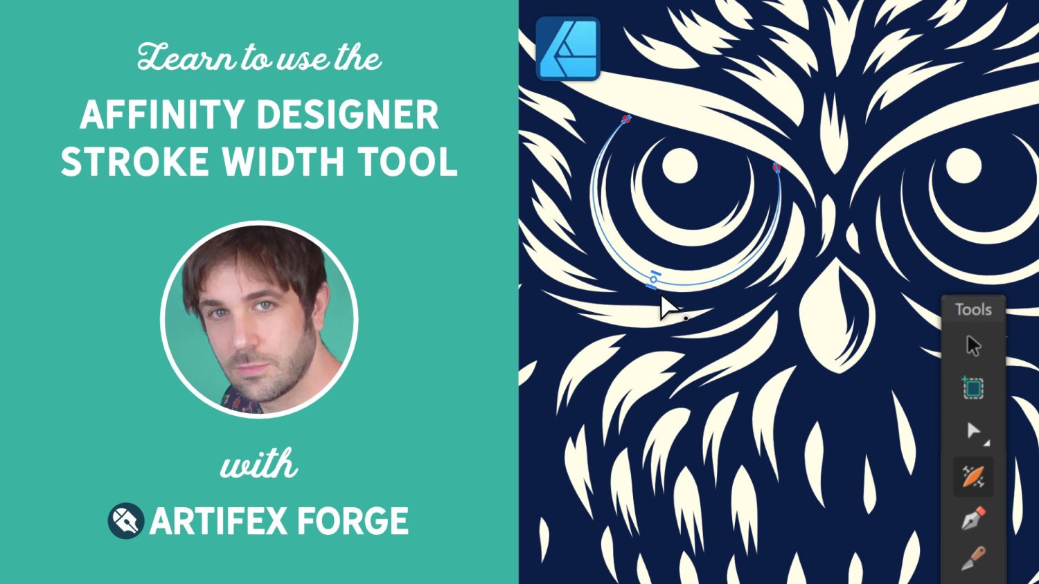 Affinity Designer Stroke Width Tool Tutorial Tutorials Staff And Customer Created Tutorials