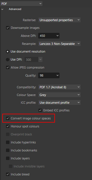 help clarifying CMYK / Grey behaviour for professional book print PDF ...