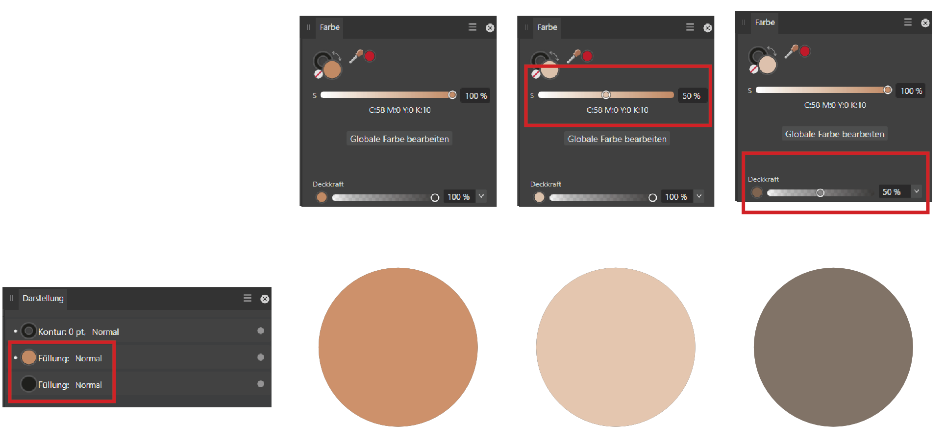 Is there a way to ‘reverse-tint’ a colour while keeping it ‘linked’ to a global colour ...