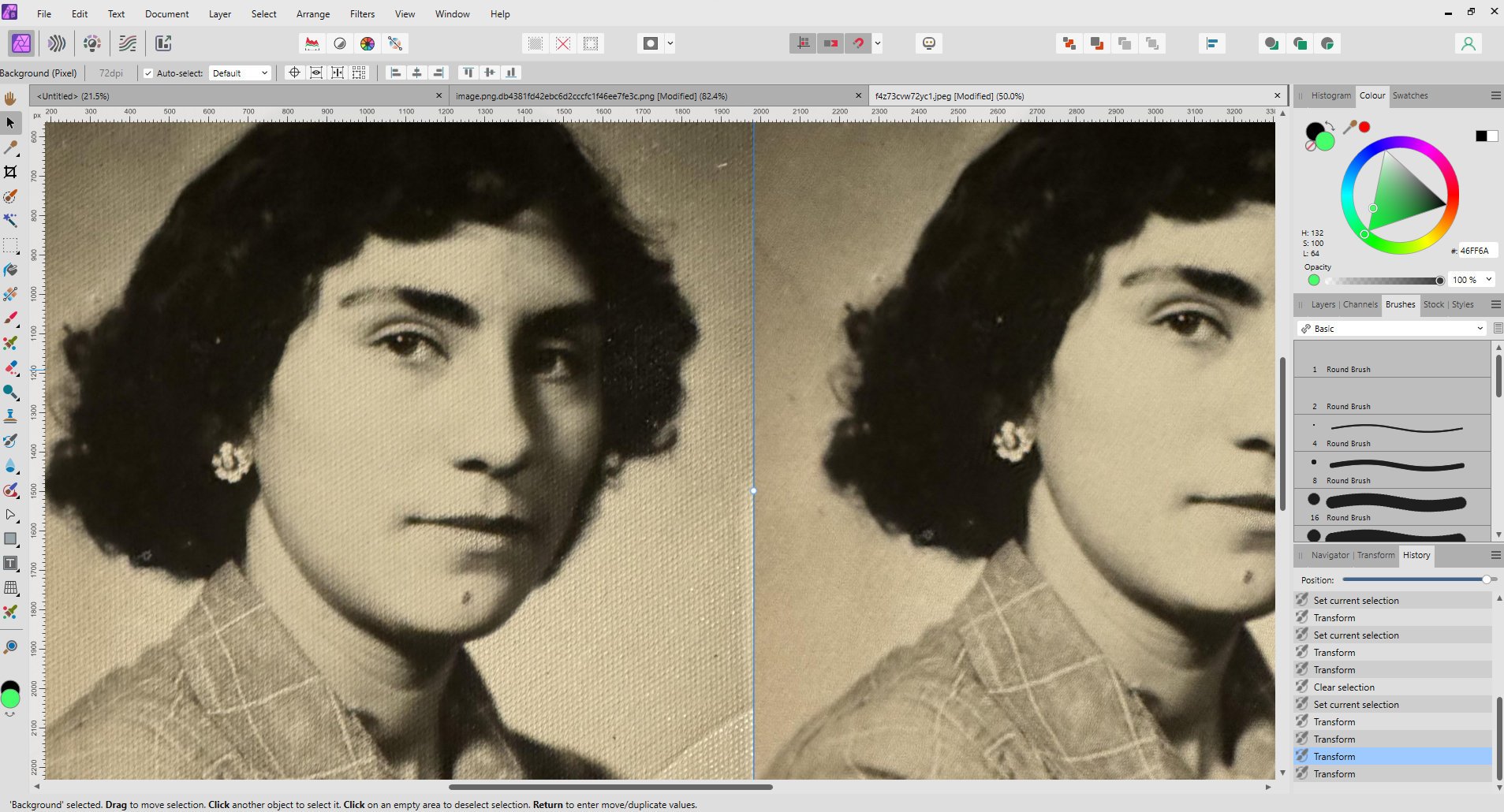 How to remove texture from a scanned photo - Desktop Questions (macOS ...